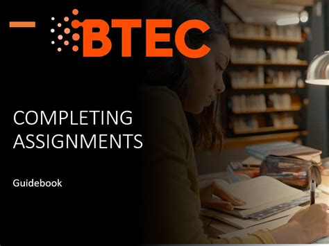 Btec How To Complete Assignments Guide Editable Level 1 Examples