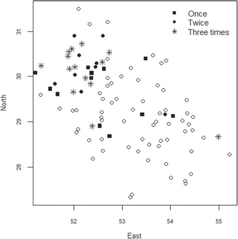 Sampling Locations Of The Rainfall Data Download Scientific Diagram