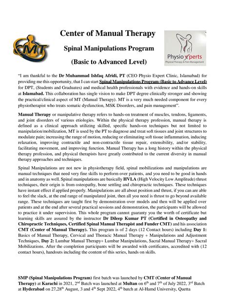 Solution Manual Therapy And Its Basics Spinal Manipulations Program