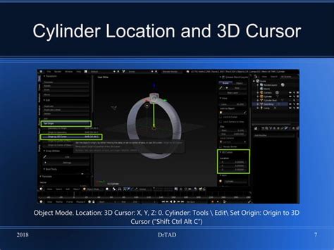 Drtad Blender Software Example 6b 3d Modeling Of Gold Ring Boolean Array Circular Modifier