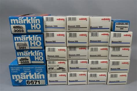 Märklin H0 Eisenbahnen Im Originalkarton Großes Konvolut W 148493