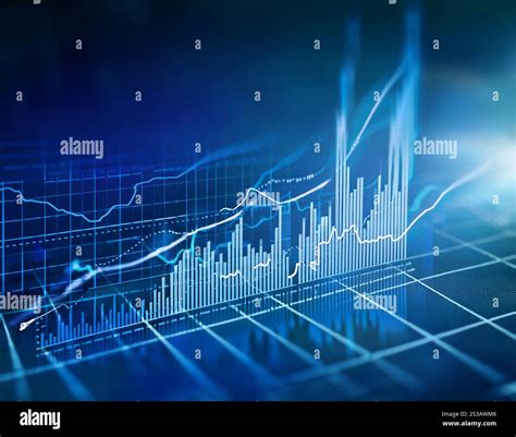 Close Up Image Of A Business Graph Displaying Data Trends Illustrating