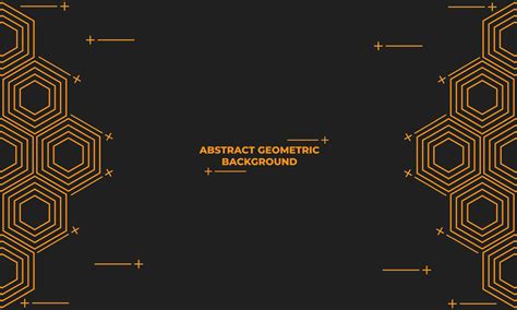Abstract Hexagonal Geometric Background Vector Art At Vecteezy