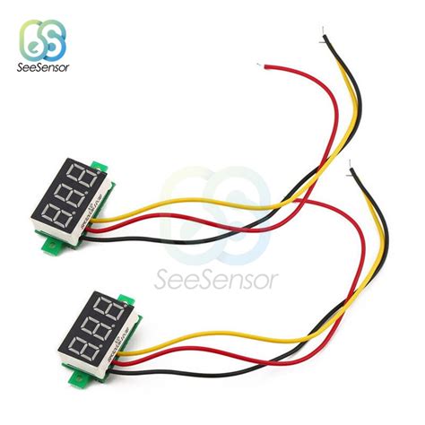 0 28 Inch Dc 0 100v 12v Mini Led Digitale Voltmete Grandado