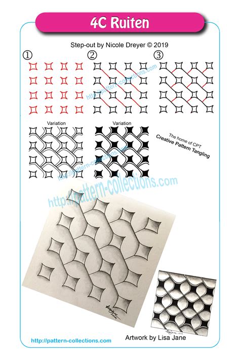 Grid Based Patterns Pattern Zentangle Patterns