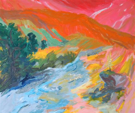 Kunstwerk Gletsjerdal Online Kunstgalerie Artleader