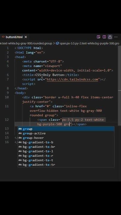 Animated Buttons Without Css Part 8 Using Html Only Html