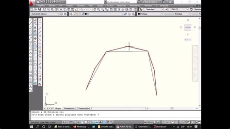 How To Polyline Smoothing By Approximation And Interpolation In Autocad