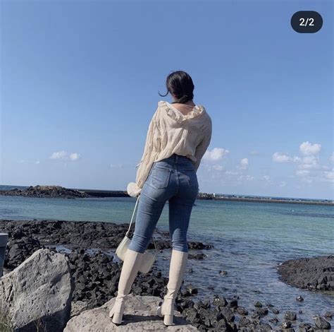 빠른 저장에 있는 Juna님의 핀 모델 귀여운 소녀 사진 여성 청바지