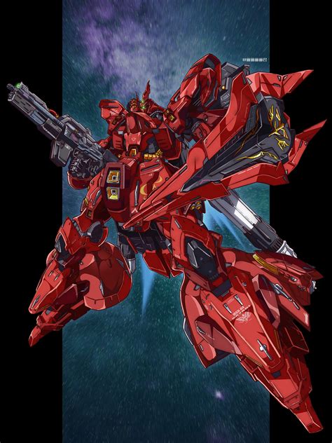 Li Li Li Li Jun Sazabi Chars Counterattack Gundam Machinery Absurdres Commentary Request