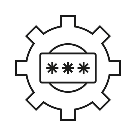 Cog Data Encryption Encoding Encryption Gear Password Icon