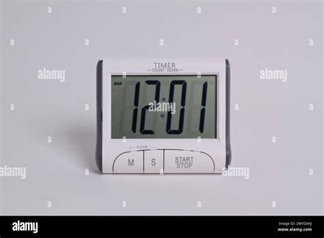 Digital Kitchen Timer On White Background Mini Digital Counter Timer