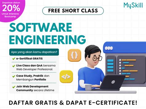 Kelas Software Engineering Gratis And Bersertifikat Myskill