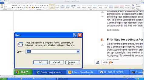 Create User Administrator Accounts With Passwords On Xp With Cmd And Delete Them Software
