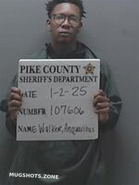 Anquavious Davon Walker 01 02 2025 Pike County Mugshots Zone