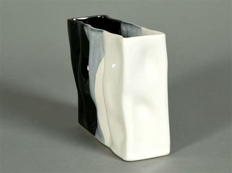 Ripple Ceramic Rectangular Vases