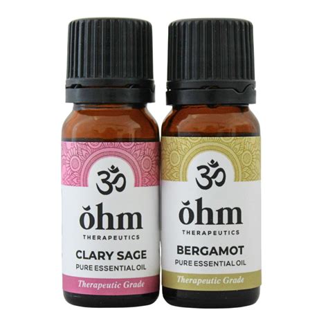 Ohm Aromatherapy Combo Clary Sage Bergamot Save 10 — Feelgood Health
