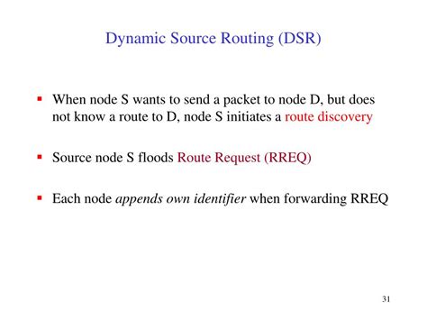 Ppt Manets And Dynamic Source Routing Protocol Powerpoint