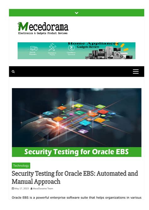 ppt security testing for oracle ebs automated and manual approach