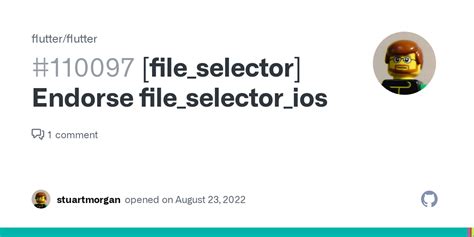 File Selector Endorse File Selector Ios Issue 110097 Flutter