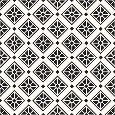 Premium Vector Vector Geometric Abstract Seamless Monochrome Pattern Texture Repeating Background
