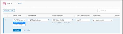 NSX T Configure DHCP Server VExpert Consultancy NSX T Configure DHCP Server VExpert Consultancy