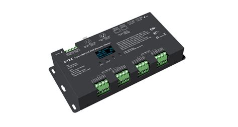 12CH 5A 12 24VDC CV OLED DMX Decoder D12A Boqi LED Driver Controller