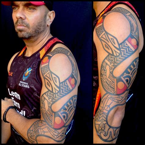 Australian Aboriginal Style Tattoos