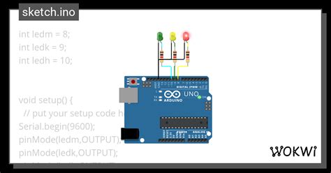 Traffic Light Menggunakan Ardino Wokwi Esp32 Stm32 Arduino Simulator