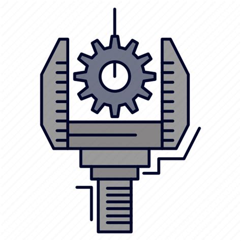 Automation Industry Machine Production Robotics Icon