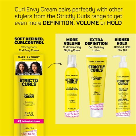 Marc Anthony Strictly Curls Frizz Control Cream With Shea Butter And Avocado Oil 6 Oz Walmart
