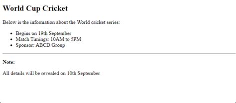 How To Create Horizontal Line In HTML Page Studyopedia
