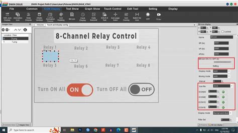 Relay Control With Arduino DWIN Display IoT Projects Ideas