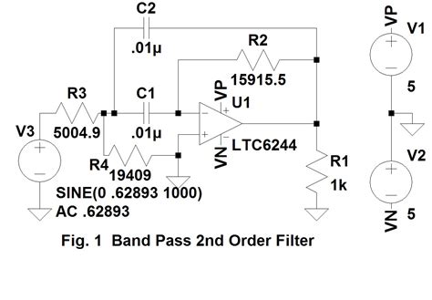 Analogelectronix 2nd Order Band Pass Filter