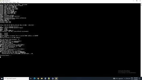 boot from sd card hangs at the starting kernel message boot