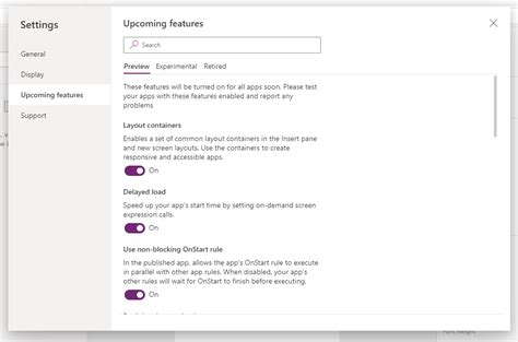 Power Apps Guide Settings Old Layout Vs New Layout 2021 Power