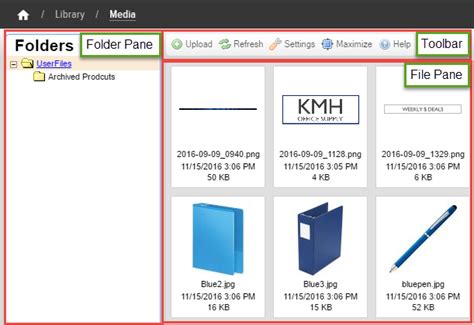 Manage The Local File System Media Library