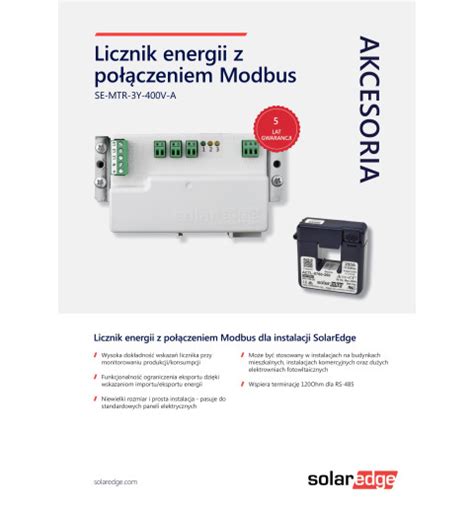 Licznik Energii Solaredge Se Mtr 3y 400v A Z Modbus
