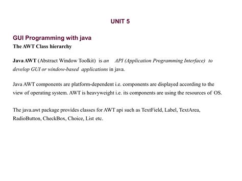 Awt Swing Layout Managers Pptx
