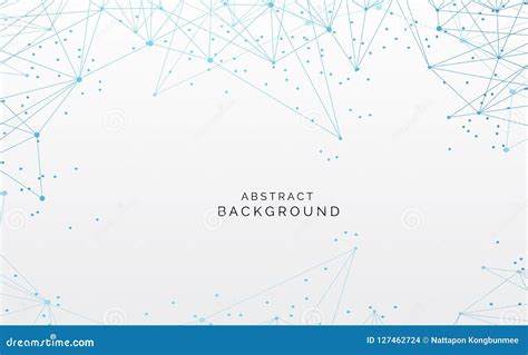 Modern Abstract Network Science Connection Technology Internet A Stock Vector Illustration Of