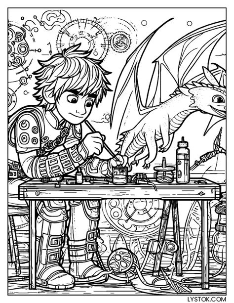 8 Free Printable How To Train Your Dragon Coloring Pages For Adults And