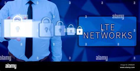 Text Caption Presenting Lte Networks Concept Meaning Fastest Network Connection Available For