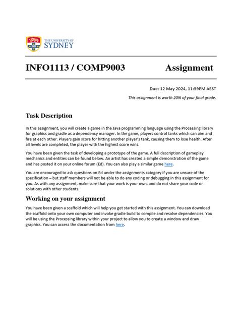 Assignment Specification 2024s1 Pdf Computer File Library Computing