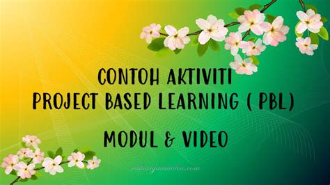 Contoh Project Based Learning Sains Alan Rampling
