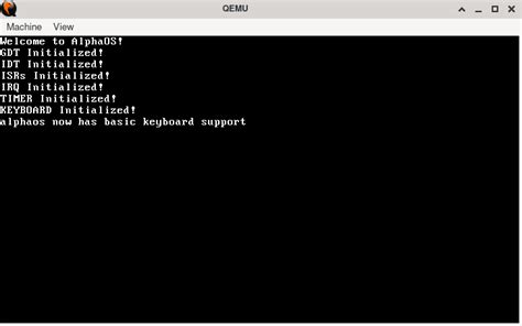 Added Interrupts A Timer And Basic Keyboard Support To Alphaos Rosdev