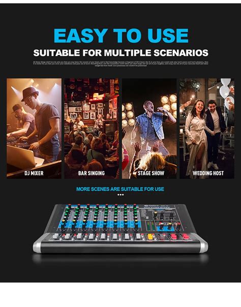 Дебра аудио Dx 8 8 ми канальный аудио Dj микшер контроллер звуковая карта с 24 Dsp эффект