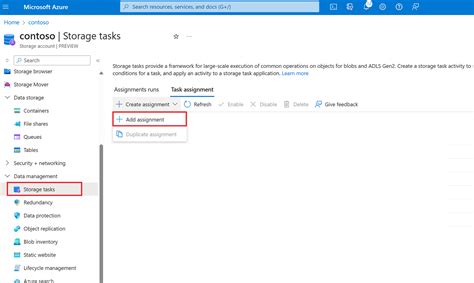 Create And Manage A Storage Task Assignment Azure Storage Actions