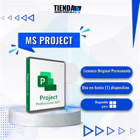 Ms Project 2021 Licencia Original Permanente 1 Dispositivo
