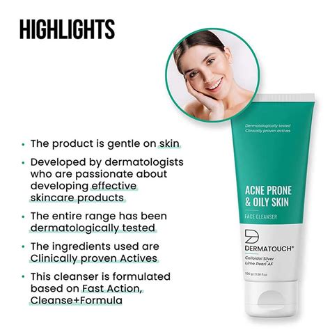 Buy Dermatouch Acne Prone And Oily Skin Face Cleanser 100g Online And Get