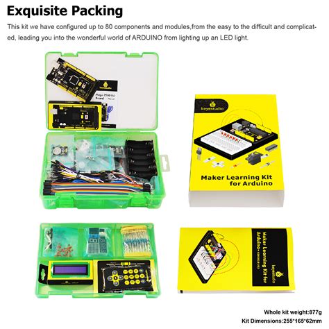 Keyestudio Maker Starter Kit MEGA R For Arduino Project W Gift Box User Manual LCD